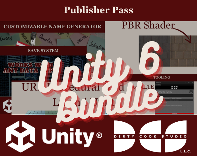 Devlog - Publisher Pass - Unity Solutions by Dirty Cook Studio LLC