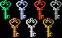 2D Pixel Key pack by Venogear