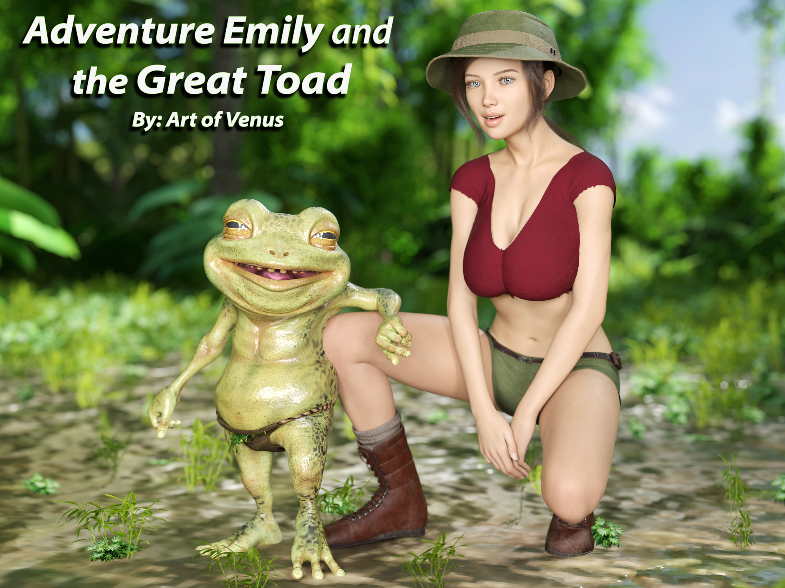 Adventure Emily and the Great Toad by Art of Venus