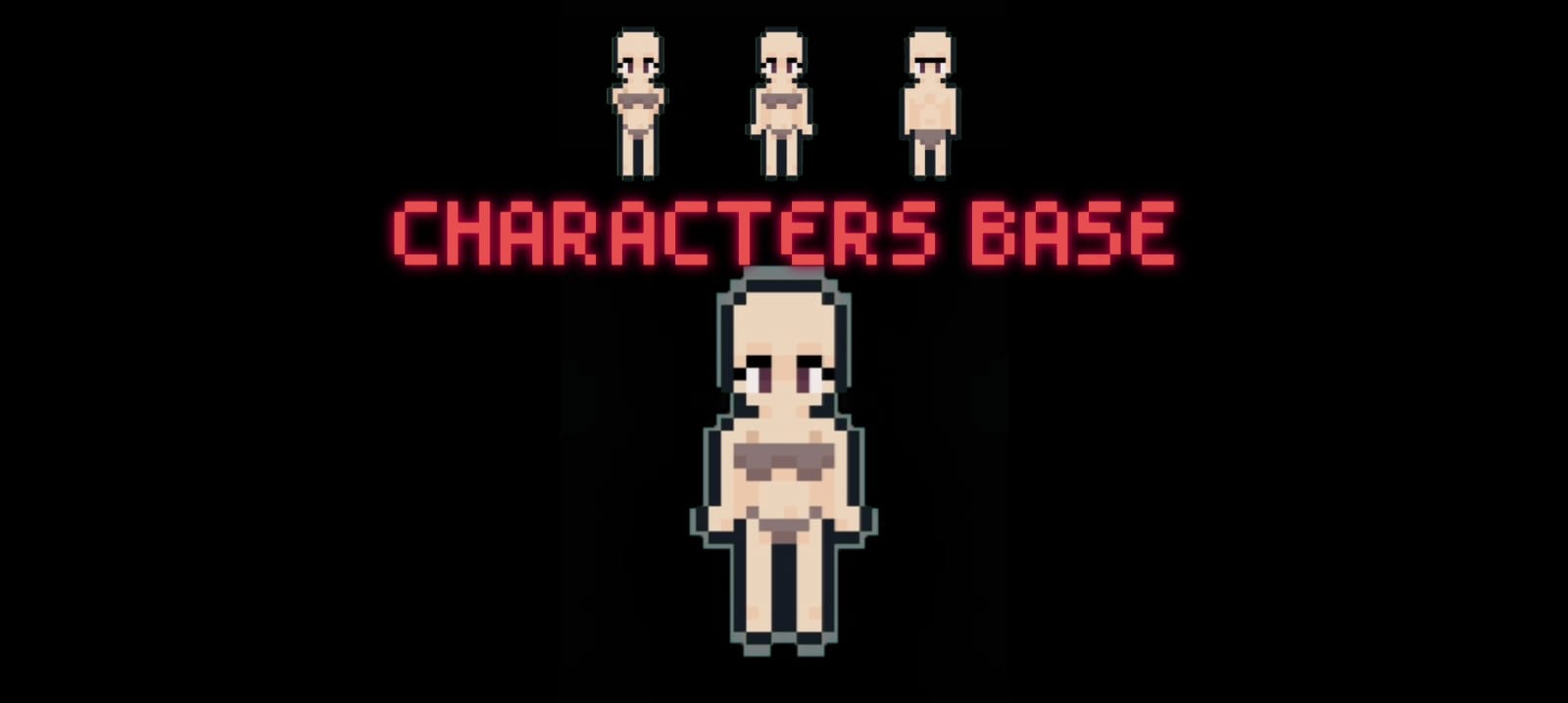 PixelArt Characters Base by MoonForgeStudios