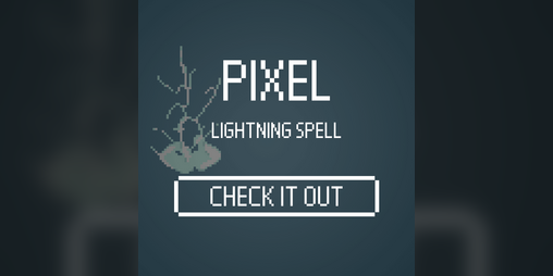 Lightning Spell - Pixel Art by NYKNCK