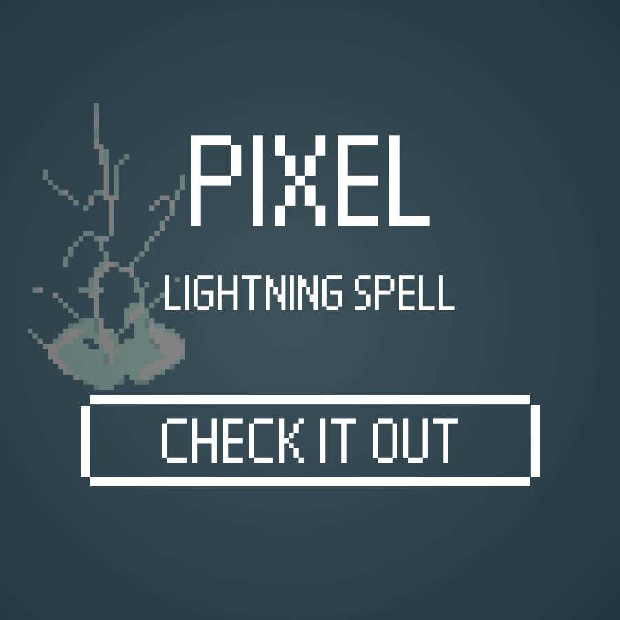 Lightning Spell - Pixel Art by NYKNCK