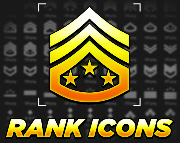 Military Rank Emblems & Insignia Icons Pack by Eliteiment
