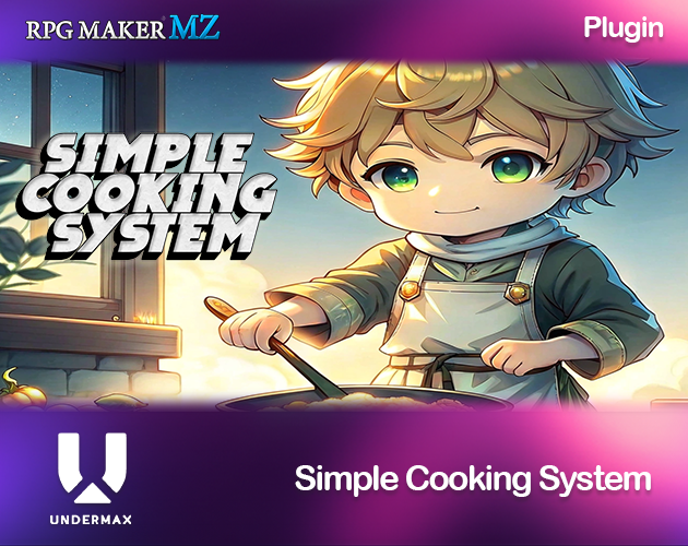 Added: Example Project v1.1.0 - RPG MAKER MZ Plugin: Simple Cooking ...