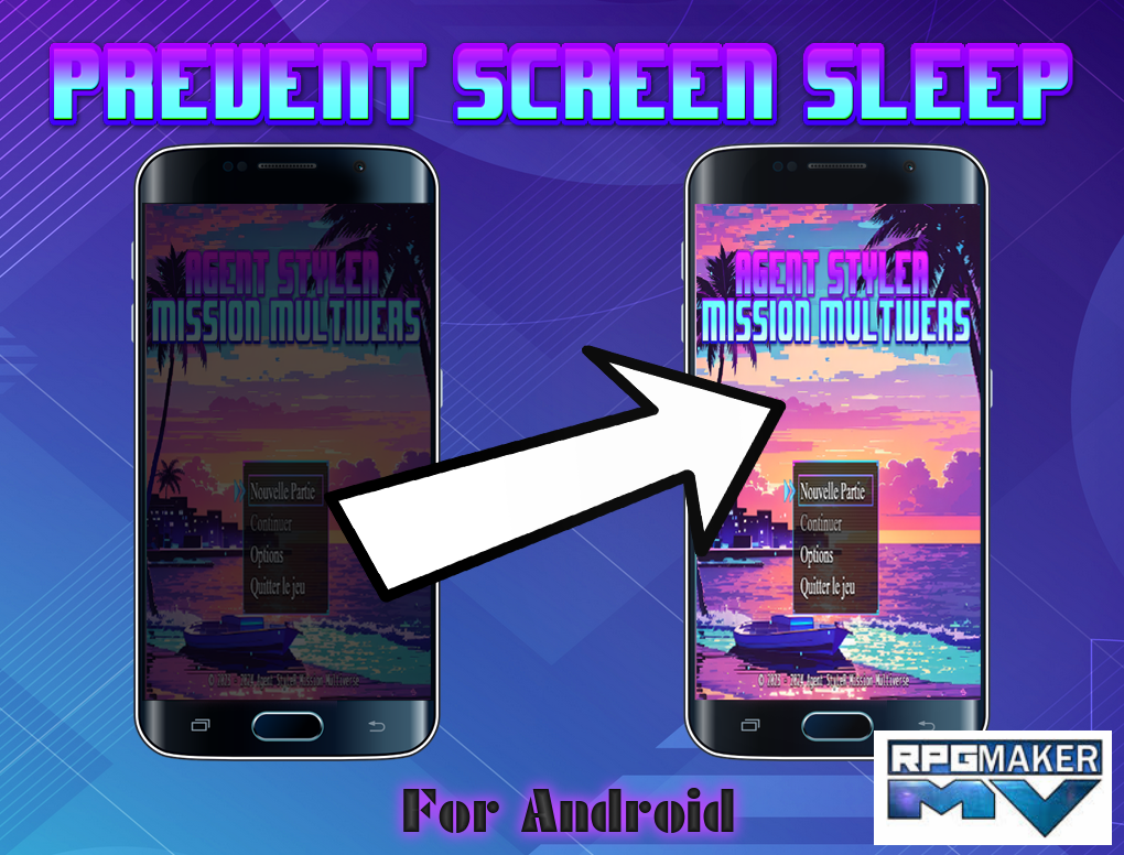 Prevent Screen Sleep RPG Maker MV by EroiK StyLeR