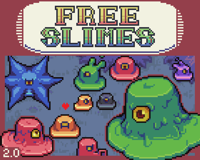 Aesthetic Enemies: Slimes (Update 2.0) by Phantom Cooper