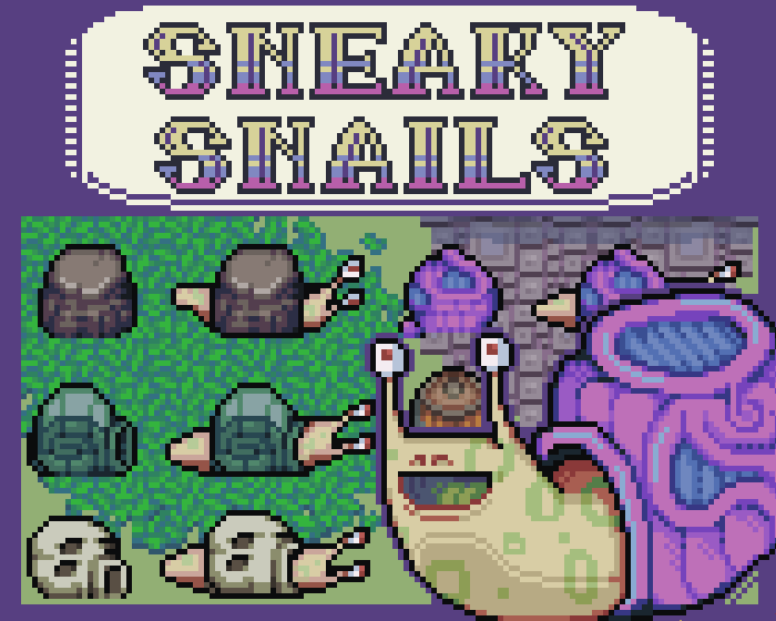 Aesthetic Enemies: Sneaky Snails by Phantom Cooper
