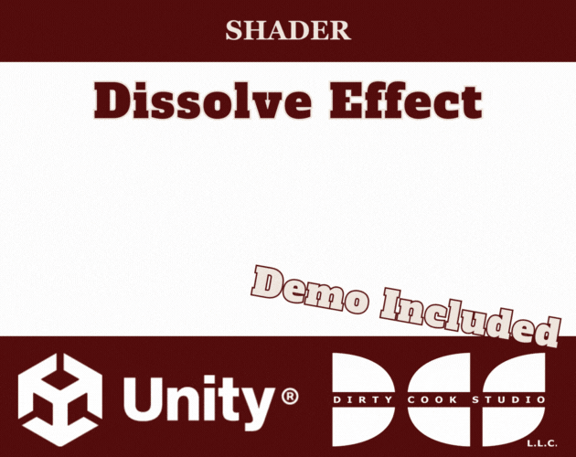 Unity 6: URP Dissolve Shader Package by Dirty Cook Studio LLC Unity 6: URP Dissolve Shader Package by Dirty Cook Studio LLC