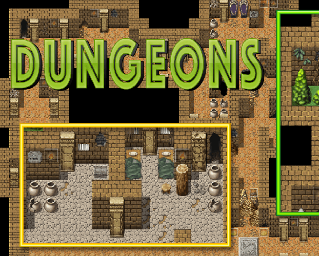 DUNGEONS - Rpg Maker MV Map Preset by ShidoLionheart
