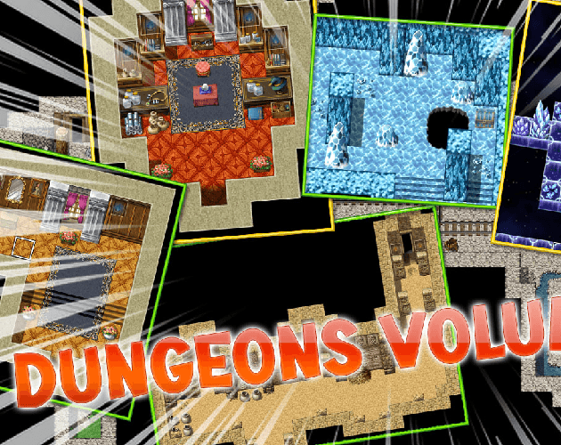 DUNGEONS VOLUME 2 - Rpg Maker MV Map Preset by ShidoLionheart