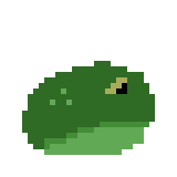 Frog Sprite Animated Pixel Art by MsRanaApps