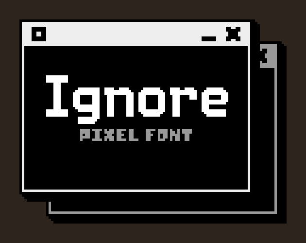Pixel Font - IGNORE by somepx