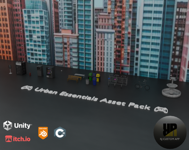 🎮 Urban Essentials Asset Pack 🎮 by RJ Custom App