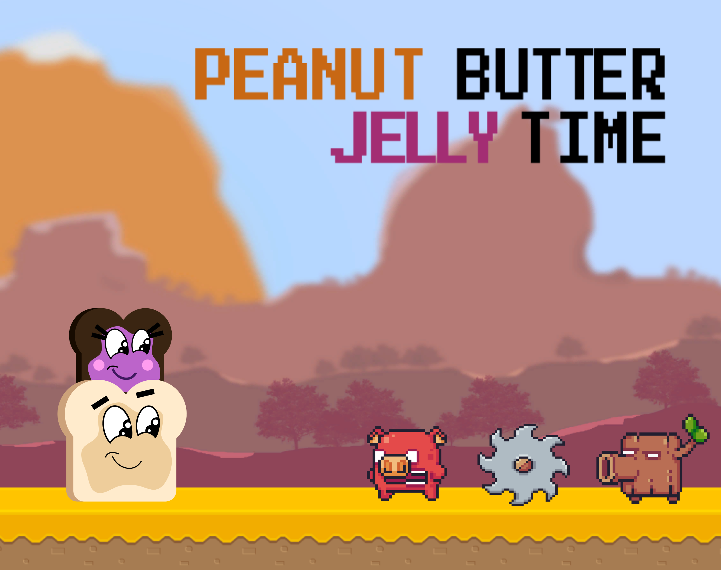 Cartoon Peanut Butter Jelly Time