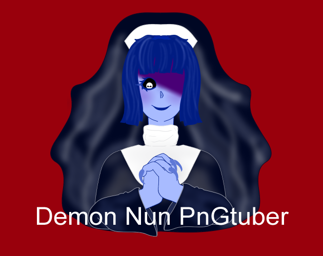 Demon Nun PNGtuber Avatar by ZirconiumsZone