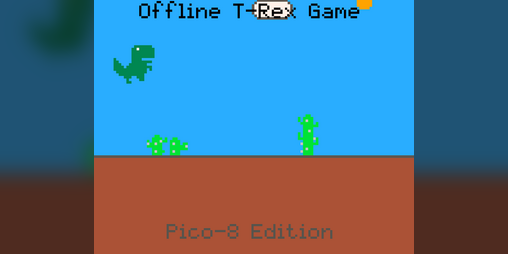 Offline T-Rex Game : Pico 8-Edition by Pordrack