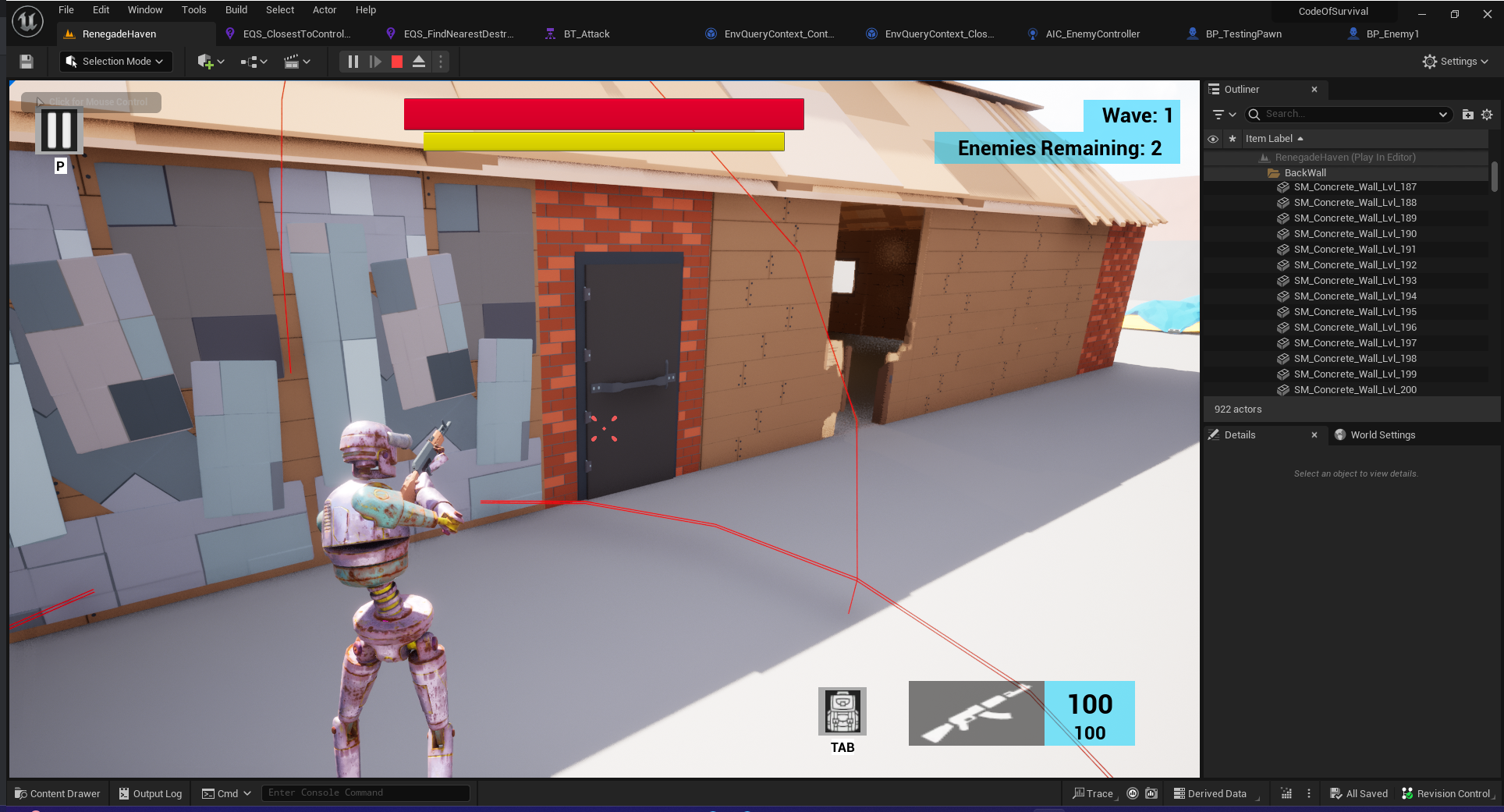 Challenges with Repair and Upgrade Systems and AI Collision - itch.io