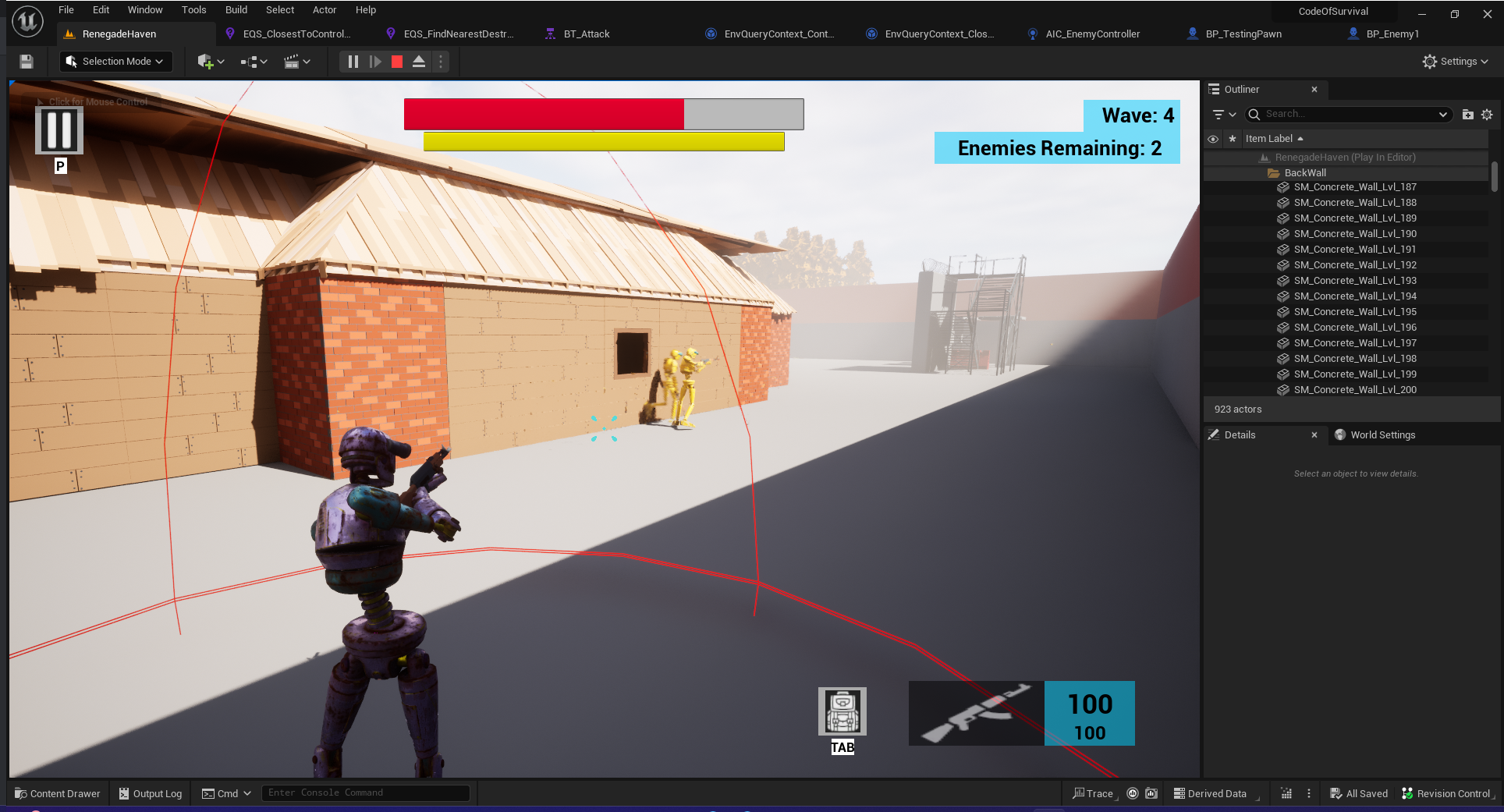Challenges with Repair and Upgrade Systems and AI Collision - itch.io