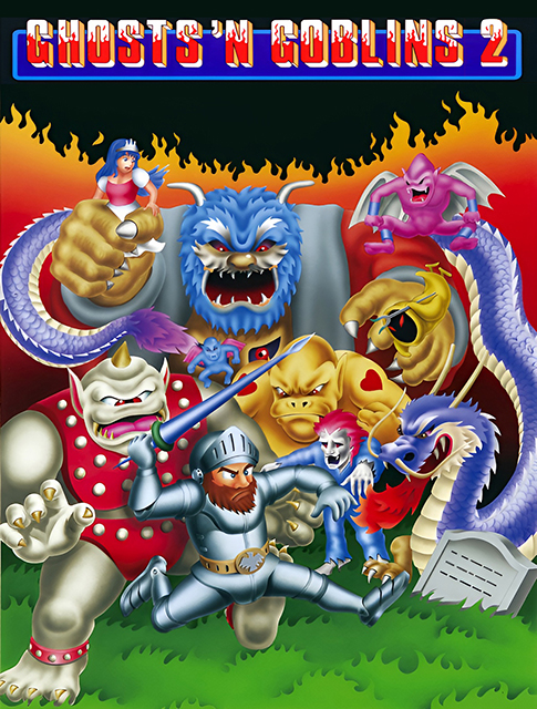 Juego terminado (all levels) - Ghosts and Goblins 2 by indieAstaroth