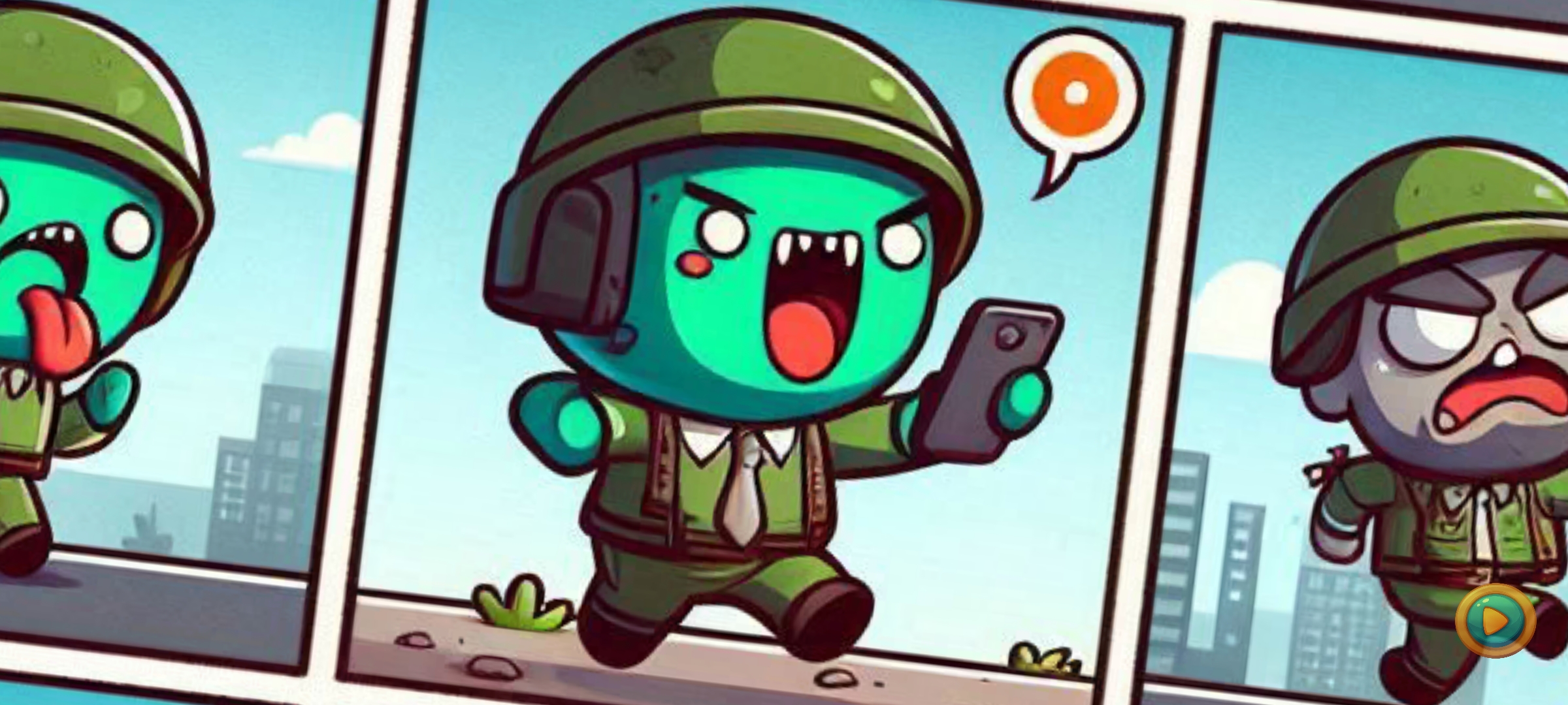 The Running Zombie by KaDGames