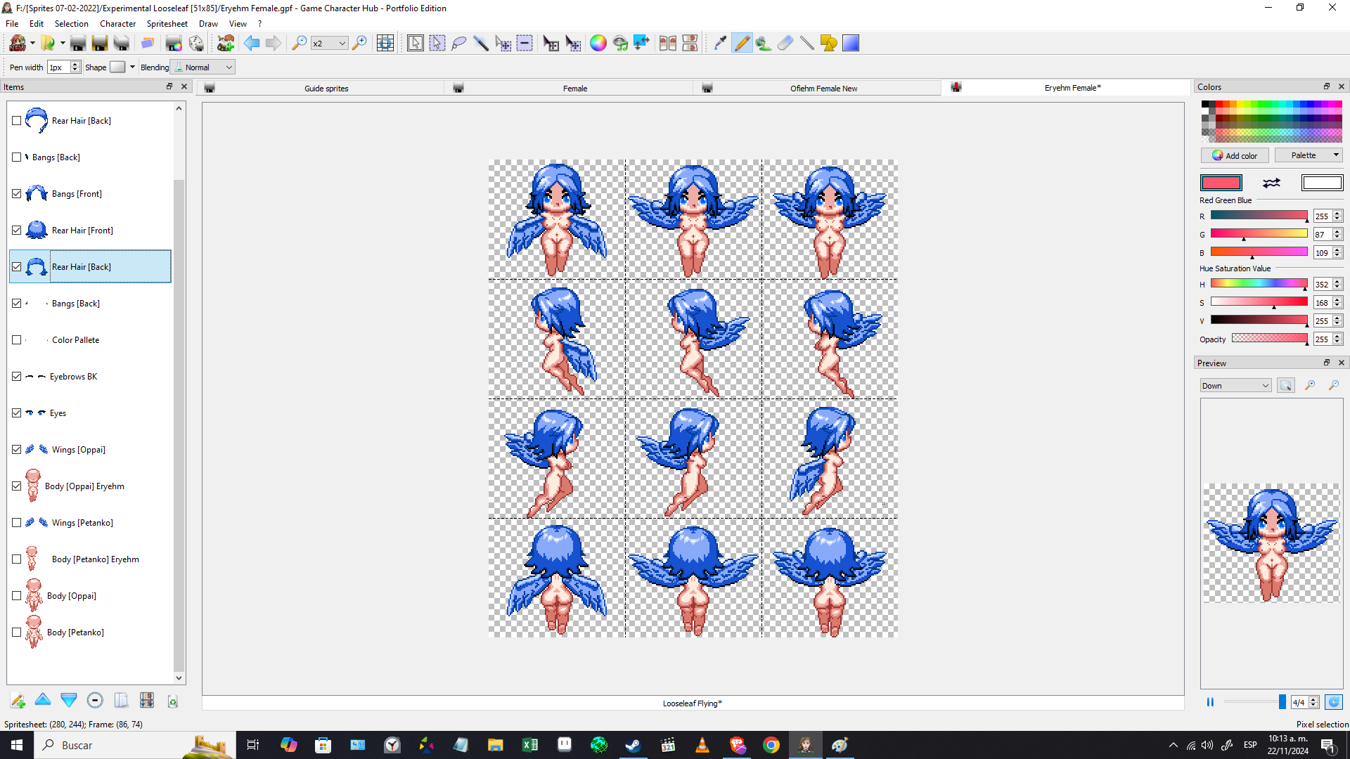 Making another Sprites pack (NSFW) - itch.io