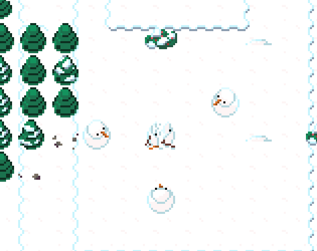 Snowy Plains - Tilemap (16x16) by marcoDev