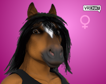 ZealotDKD Horse Female (vrchat blender) by ZealotDKD