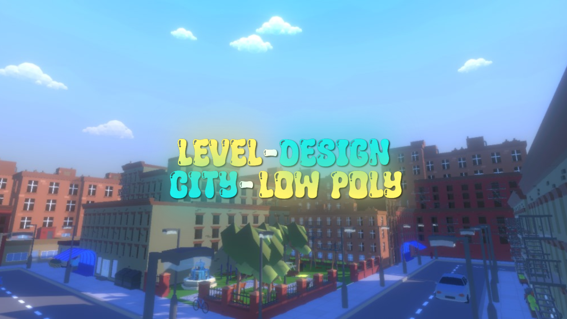 City Low poly-Level design by 9 Pilar Naga