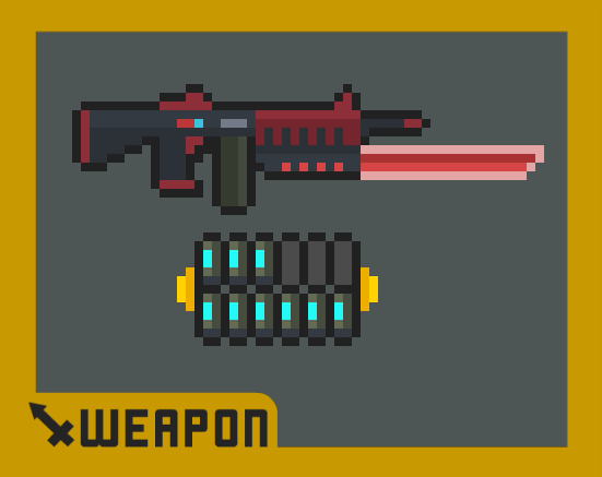 Pixel Rifle Pack (Ninja) by EMSALI Assets