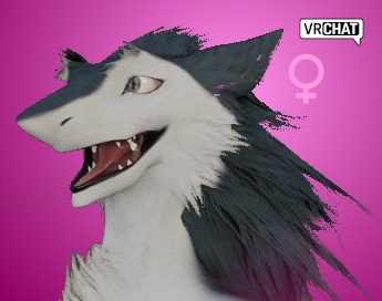 ZealotDKD Sergal Female(Vrchat-Blender) by ZealotDKD