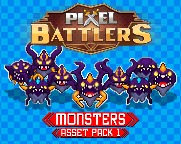Pixel Battlers Monsters Asset Pack 01 by ELV Games