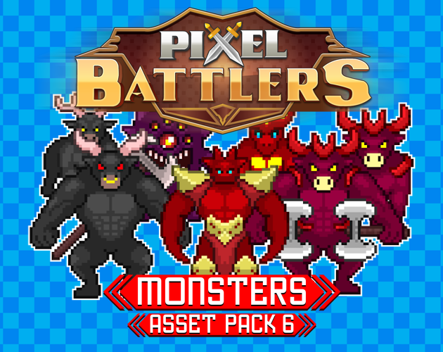 Pixel Battlers Monsters Asset Pack 06 by ELV Games