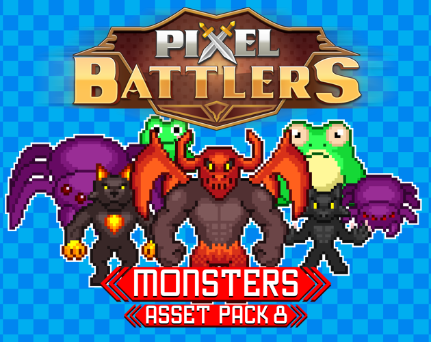 Pixel Battlers Monsters Asset Pack 08 by ELV Games