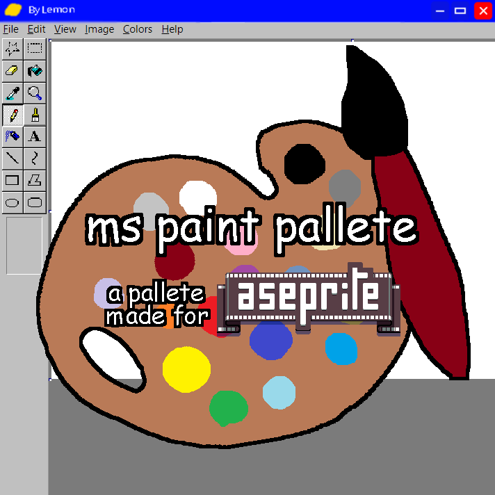 MS Paletted (An Aseprite Palette) by Lemon