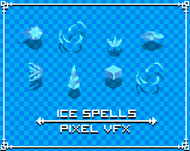 Pixel VFX Ice Spells by ELV Games