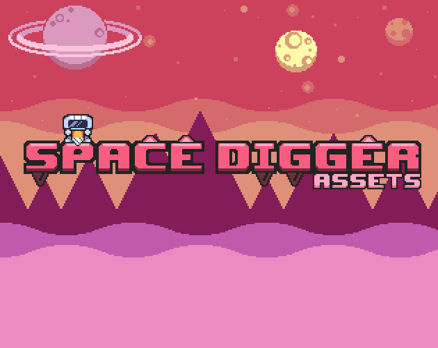 Space Digger Assets by Alb_pixel Store