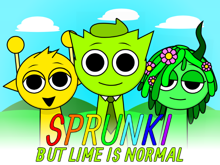 Sprunki Mod Lime Is Normal By Nyzonix