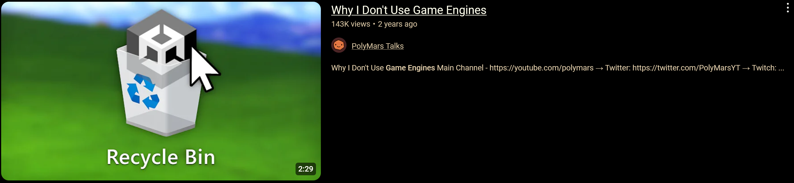 A developer's Journey through 4 game engines - itch.io