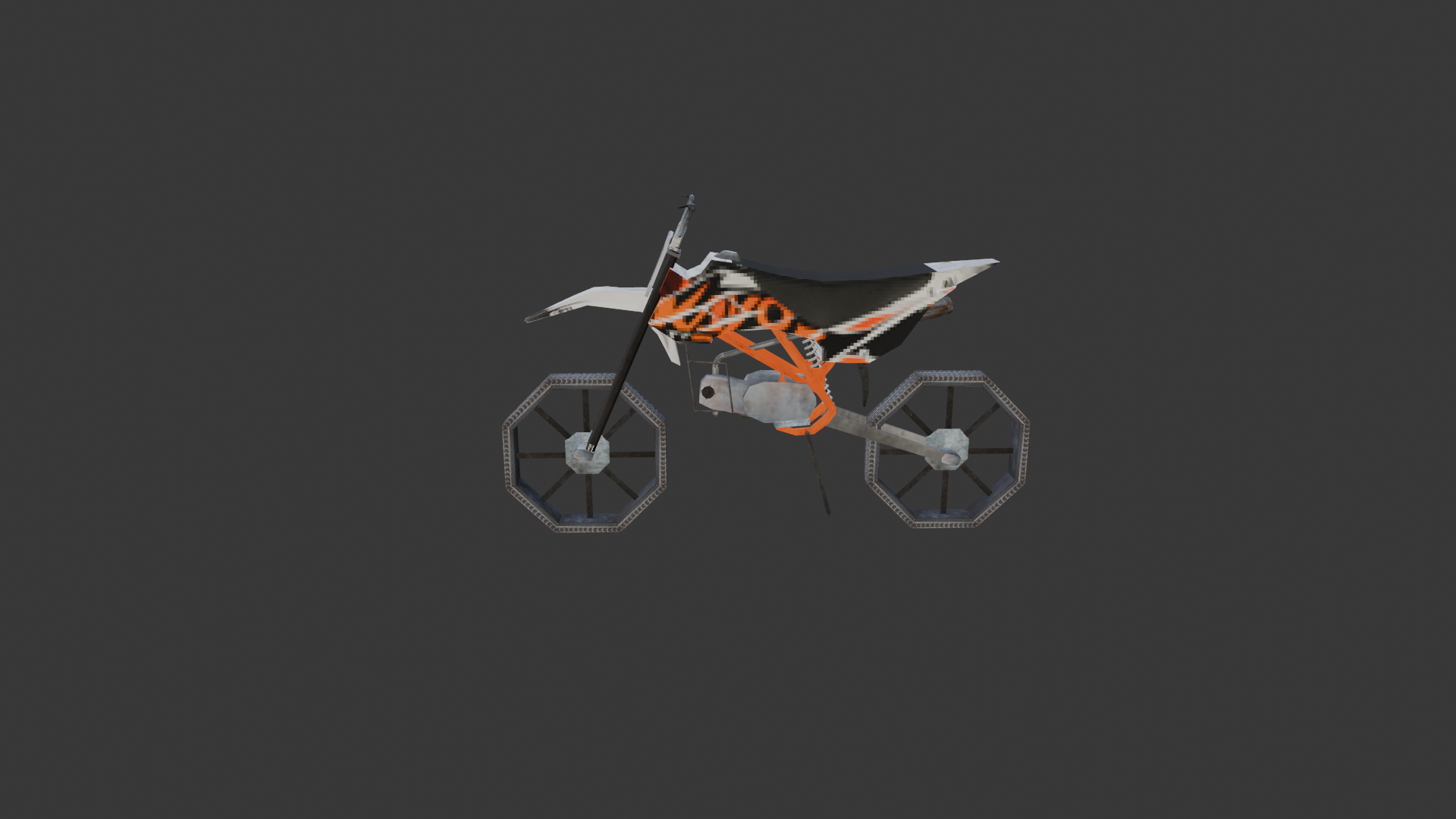 Retro/PSX Dirt Bike Asset by emonaber