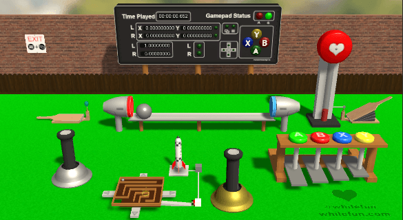 A Precisely Fun Gamepad Tester by whilefun