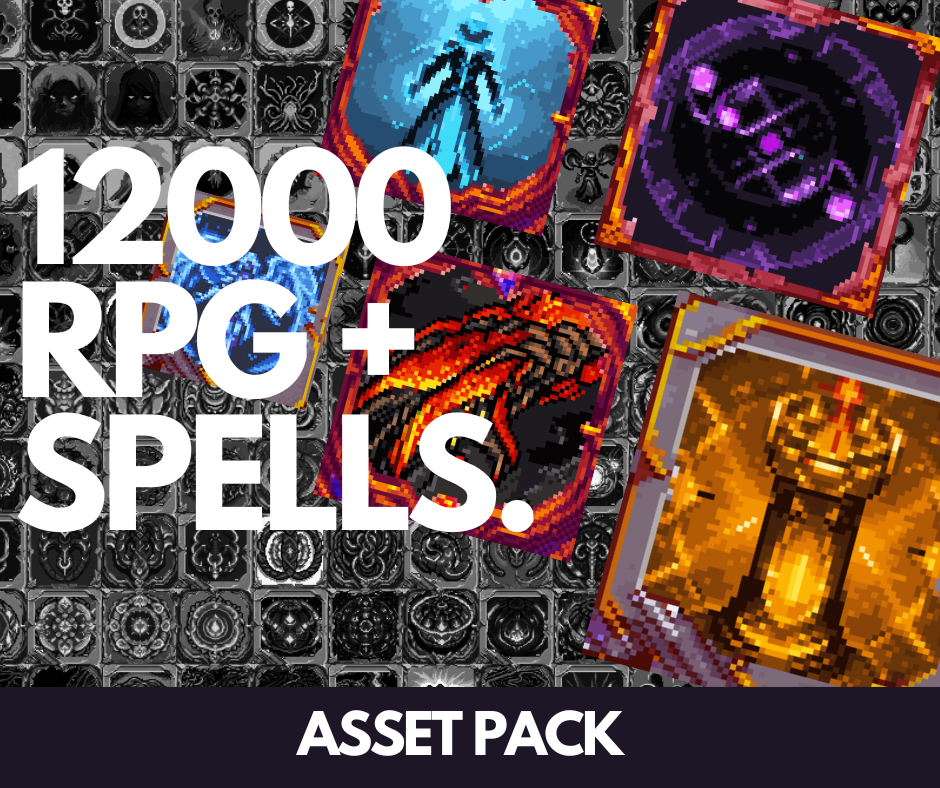 12000 RPG + SPELLS. by HoriHoriPixel