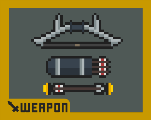 Pixel Bow and Arrow Pack by EMSALI Assets