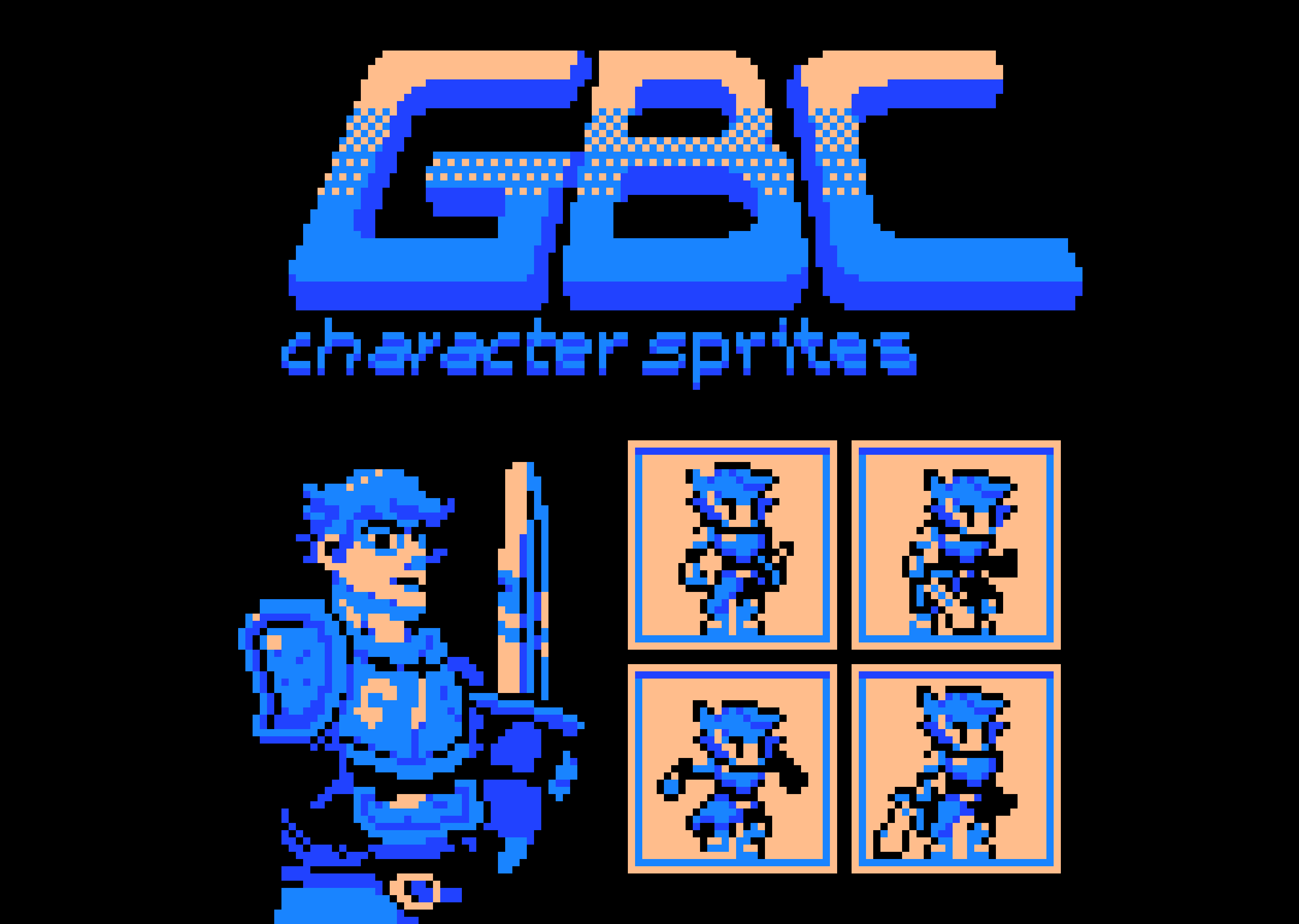 2D plataform character GBC by CJ sorrindo