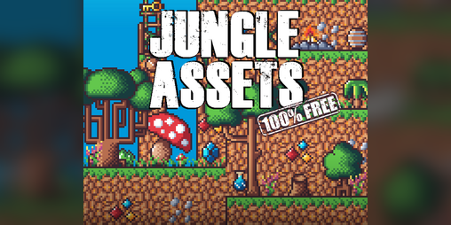 Jungle platformer assets by BigBuckBunny