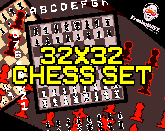 32X32 CHESS SET by FreakyDAYZ