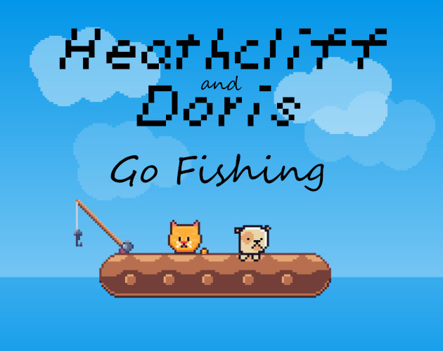 Heathcliff and Doris go Fishing by FrogmasterGames