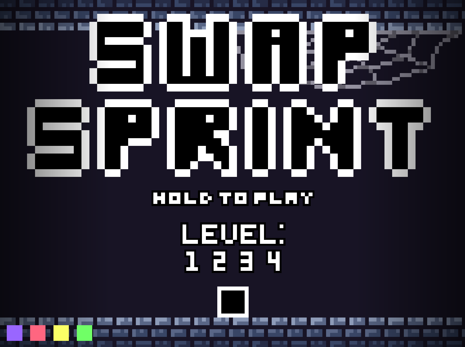 Swap Sprint by Never Make Games for 1-Button Jam 2024 - itch.io