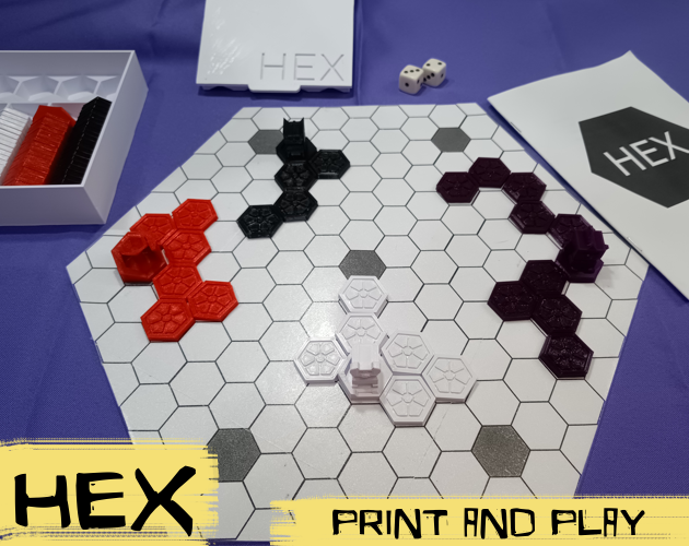 Hex - PnP Board Game by CiaNCI