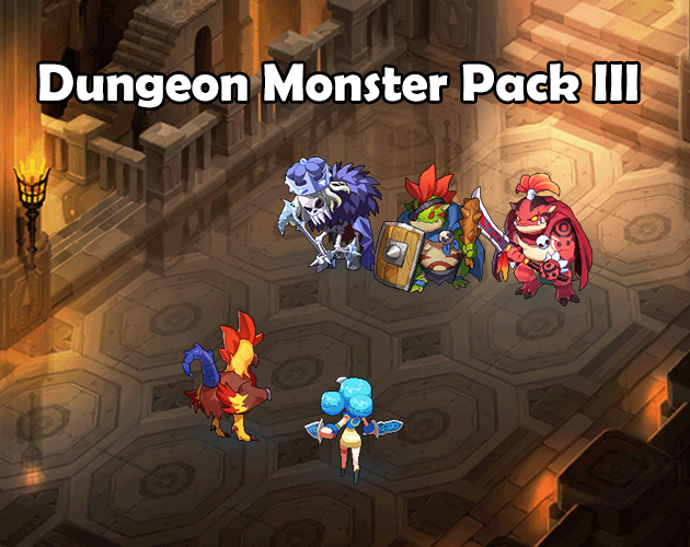 Dungeon Monster Pack III by inkpixel