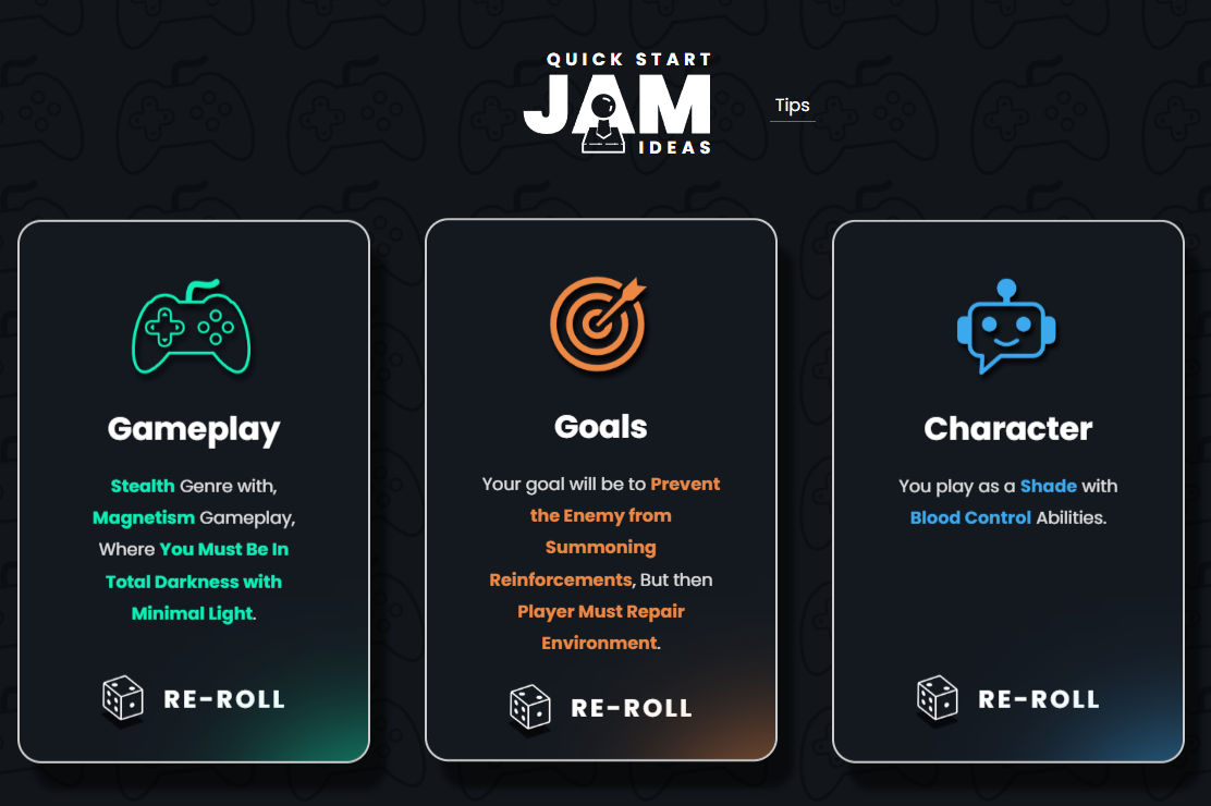 Game Jam Idea Generator - Spark Your Creativity - itch.io